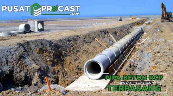 Harga Pipa Beton RCP Bertulang Terbaru Mei 2025